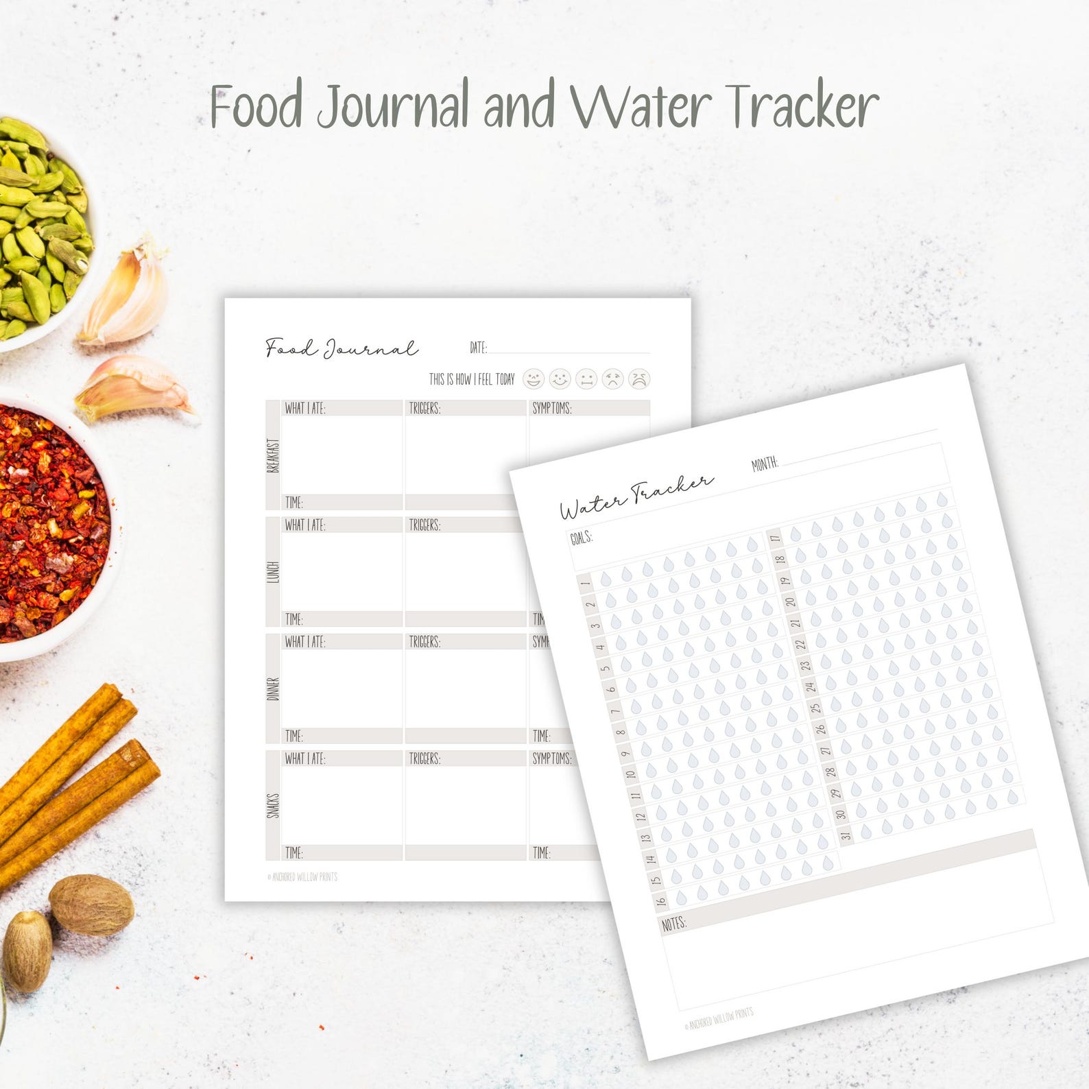 Meal Planner Printable, Effortlessly Plan Meals, Create Grocery Lists ...
