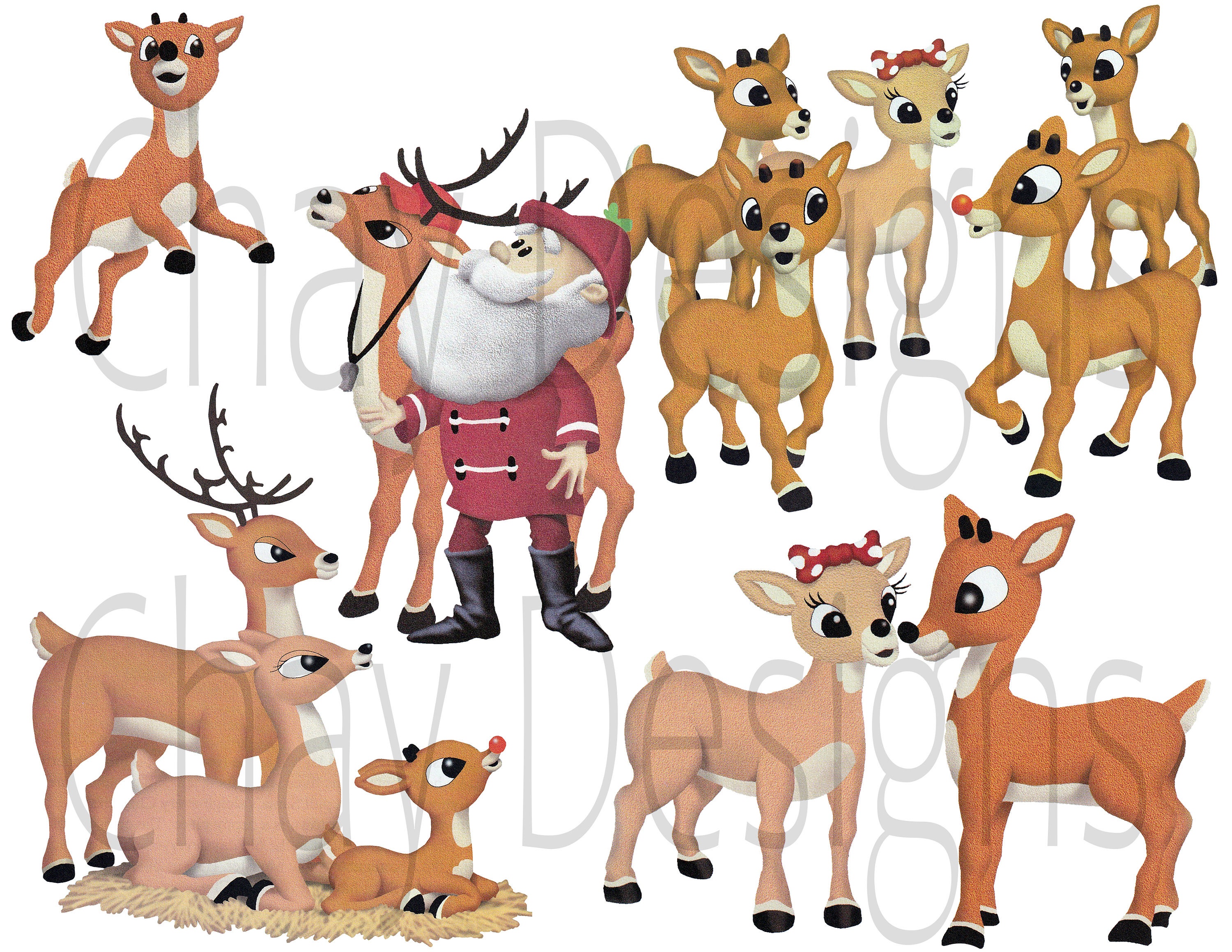 Clarice And Rudolph The Red Nosed Reindeer