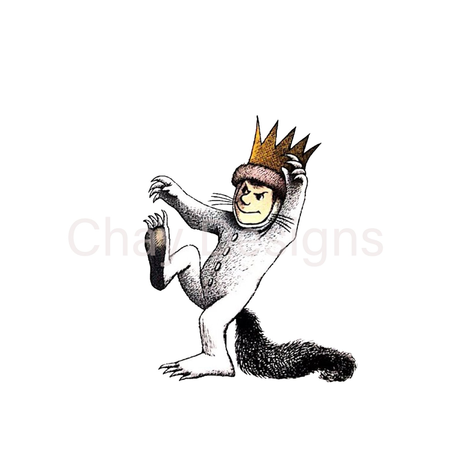 5 Where the Wild Things Are Clipart Set PNG Files Digital - Etsy