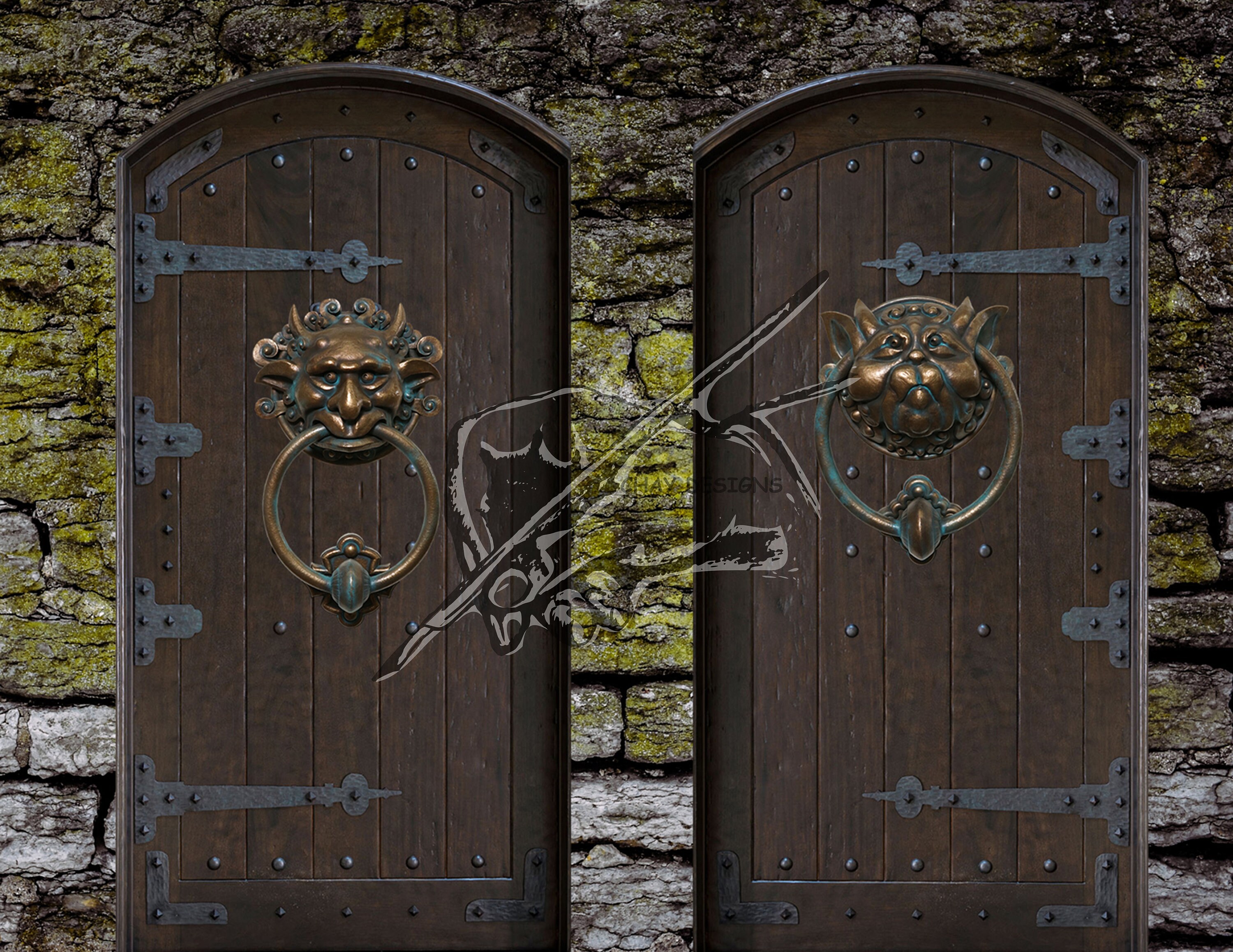 Set of 8 Labyrinth Digital Scrapbook and Junk Journal Pages - Etsy