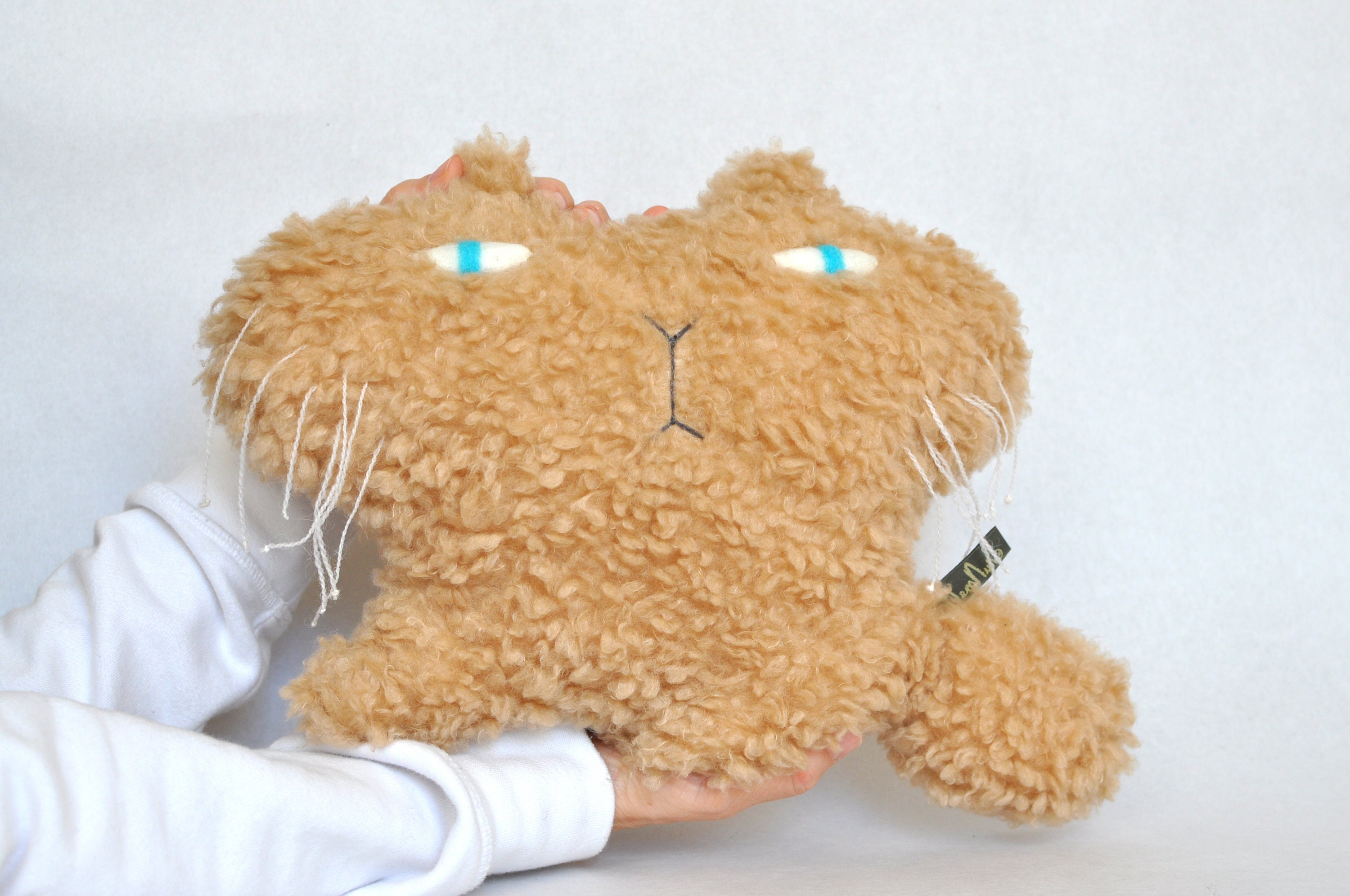 Kinako Cat Fluffysoftbeigeblue Eyeall Made by Hand - Etsy