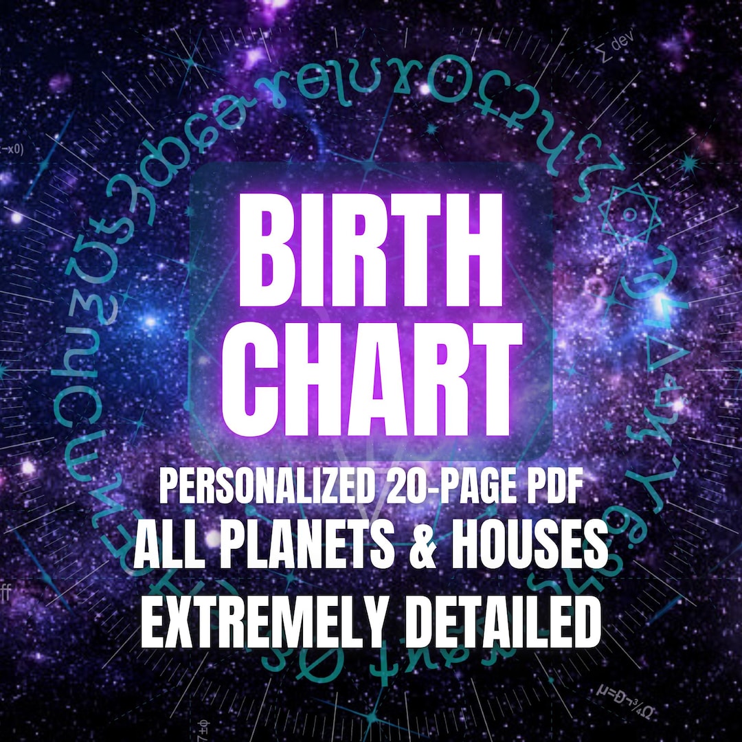 Birth Chart Reading: In-depth Astrology Insights - Etsy