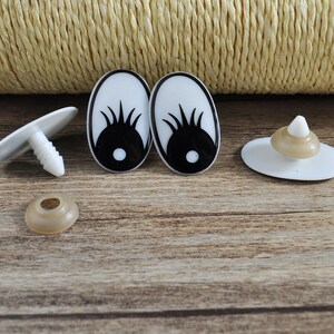 20pcs(10 Pairs) Cartoon Safety Eyes, Plastic Comic Eyes，safety Eyes ...