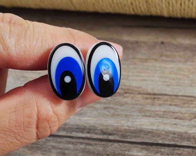 20pcs10 Pairs Cartoon Safety Eyes35mm Large Round Plastic Comic ...