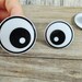 20pcs(10 Pairs) Cartoon Safety Eyes，40mm Large Round Plastic Comic Eyes ...