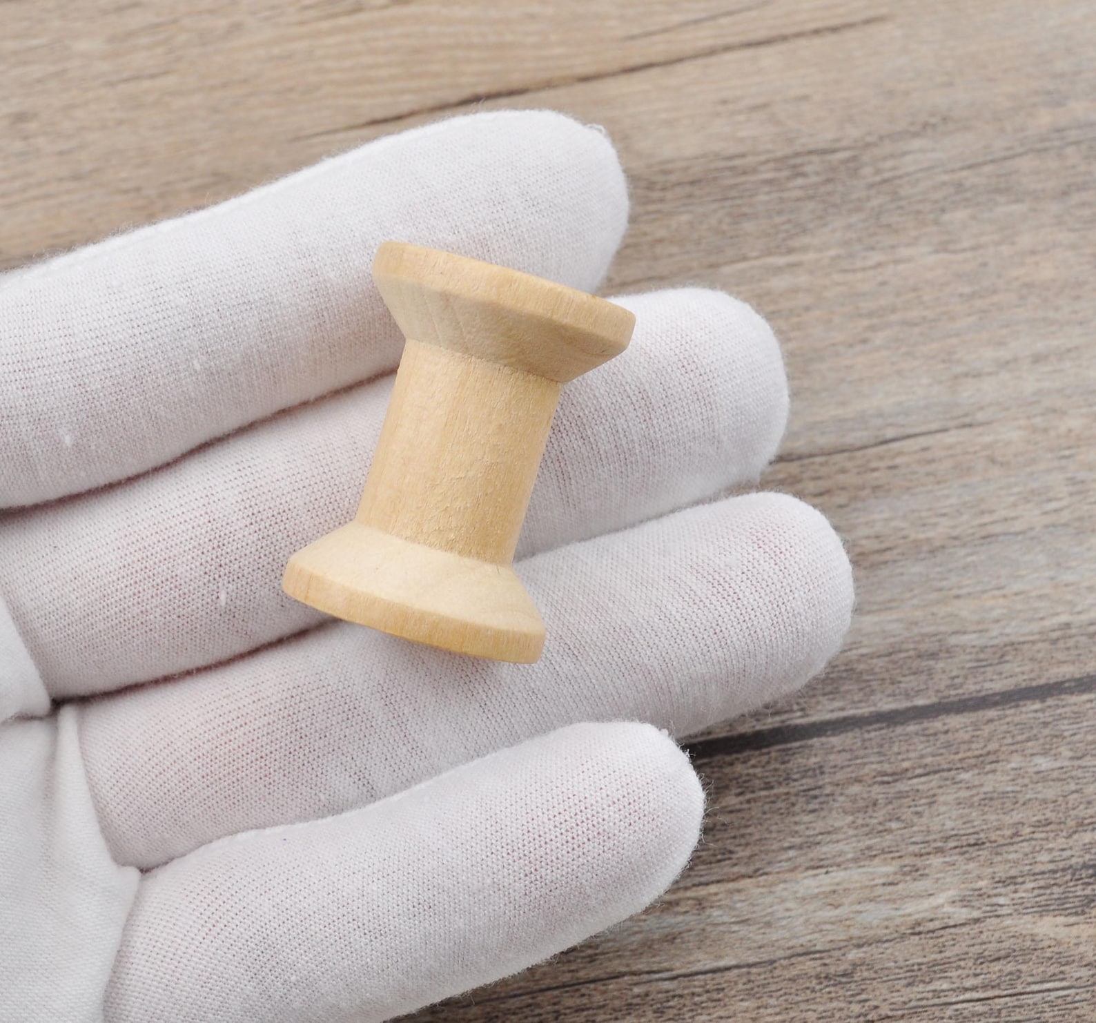 Wood Spool,unfinished Wooden Bobbins,wood Bobbin Spools,natural Color,9 ...