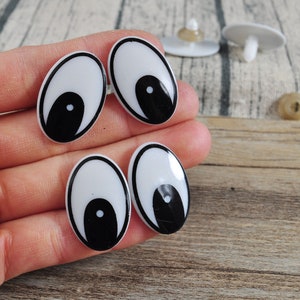 20pcs(10 Pairs) Cartoon Safety Eyes, Plastic Comic Eyes，safety Eyes ...