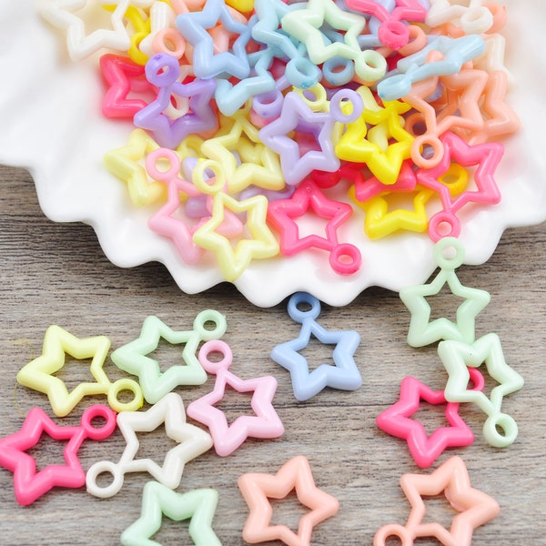 Plastic Star Charms - Etsy