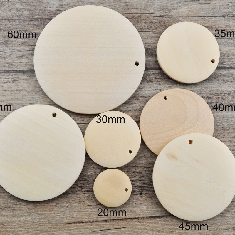 Wood Disc 50mm - Etsy