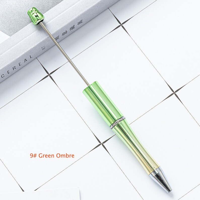 10 Colors Beadable Pens,1-10pcs DIY Beadable Pens,beadable Pens and ...