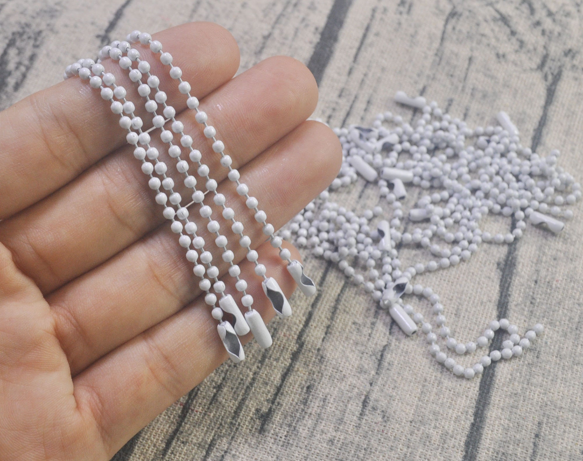 Wholesale 10-100pcs 12CM Multicolor Ball Chain Key Chains4.5 - Etsy UK