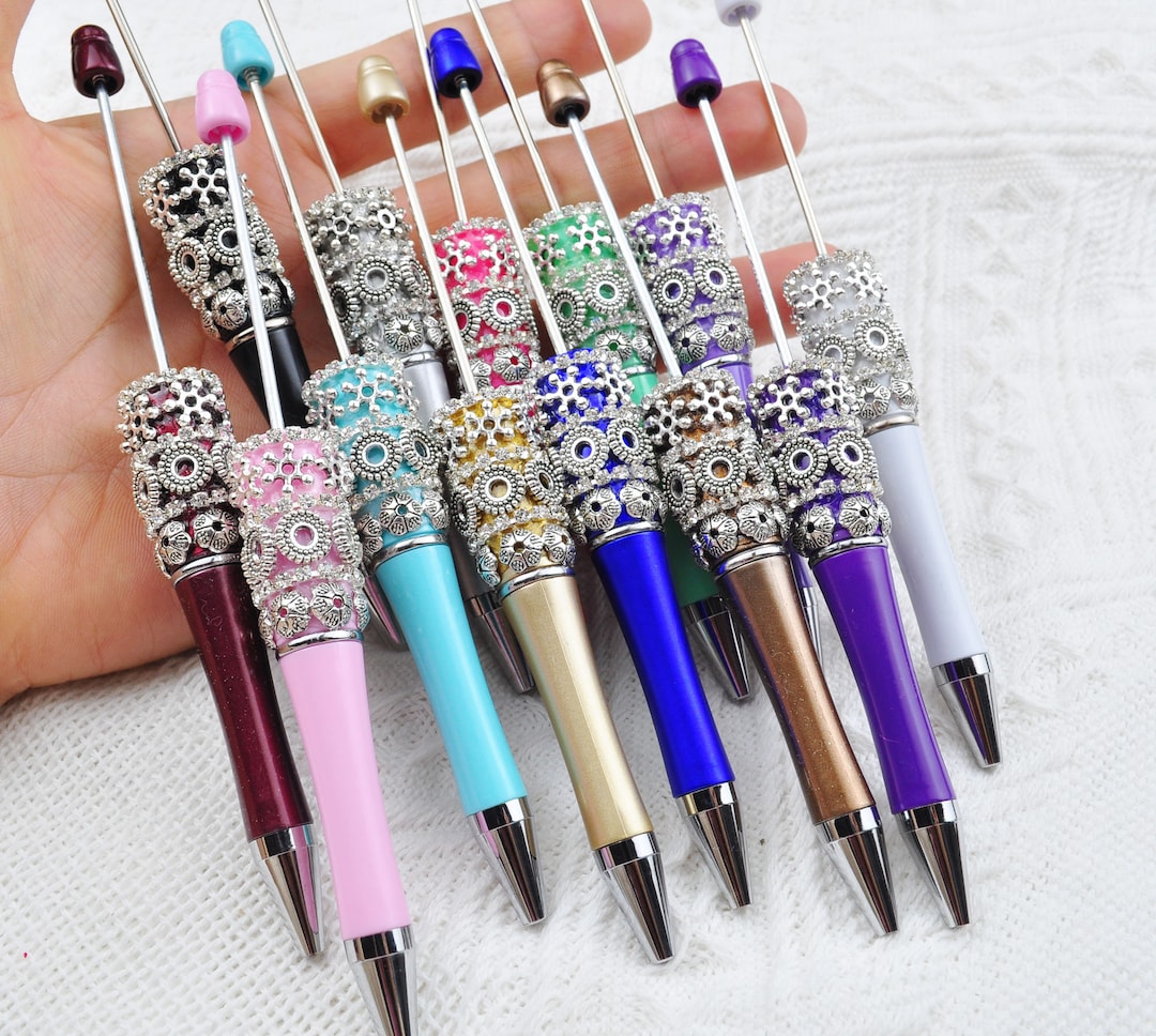 13 Colors，retro Beadable Pens,1-10pcs DIY Beadable Pens,beadable Pens ...