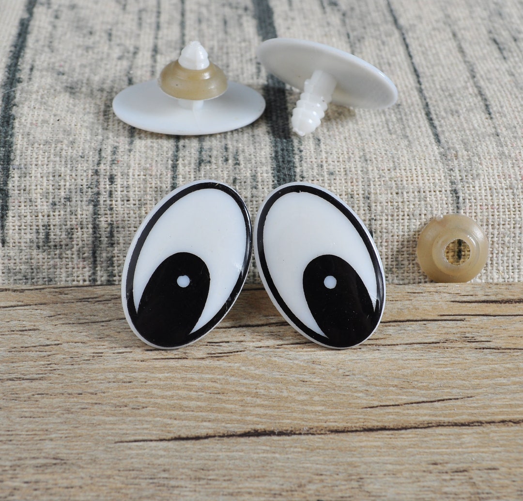 20pcs(10 Pairs) Cartoon Safety Eyes, Plastic Comic Eyes，safety Eyes ...