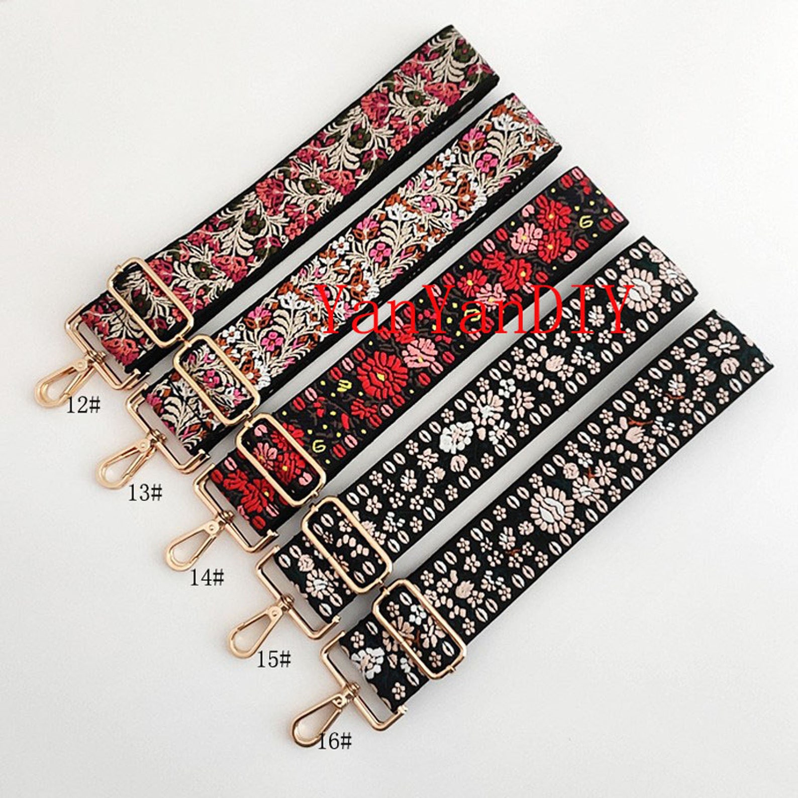 16 Colors51 Adjustable Bag Strap2 Width Colorful - Etsy