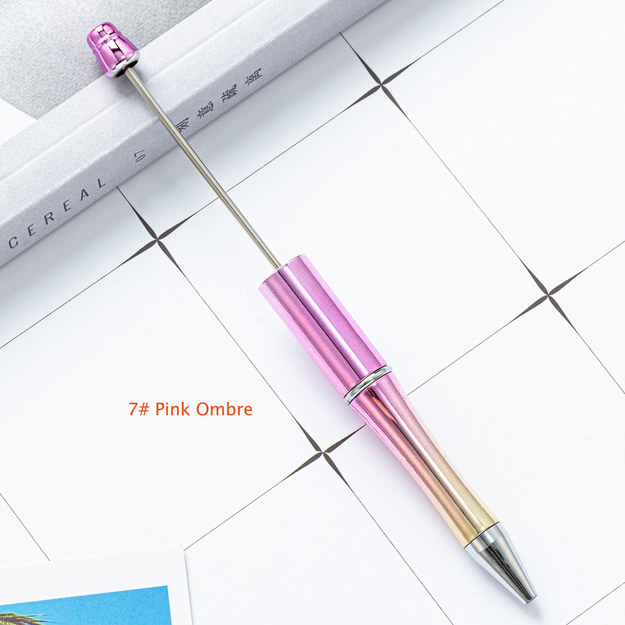 10 Colors Beadable Pens,1-10pcs DIY Beadable Pens,beadable Pens and ...