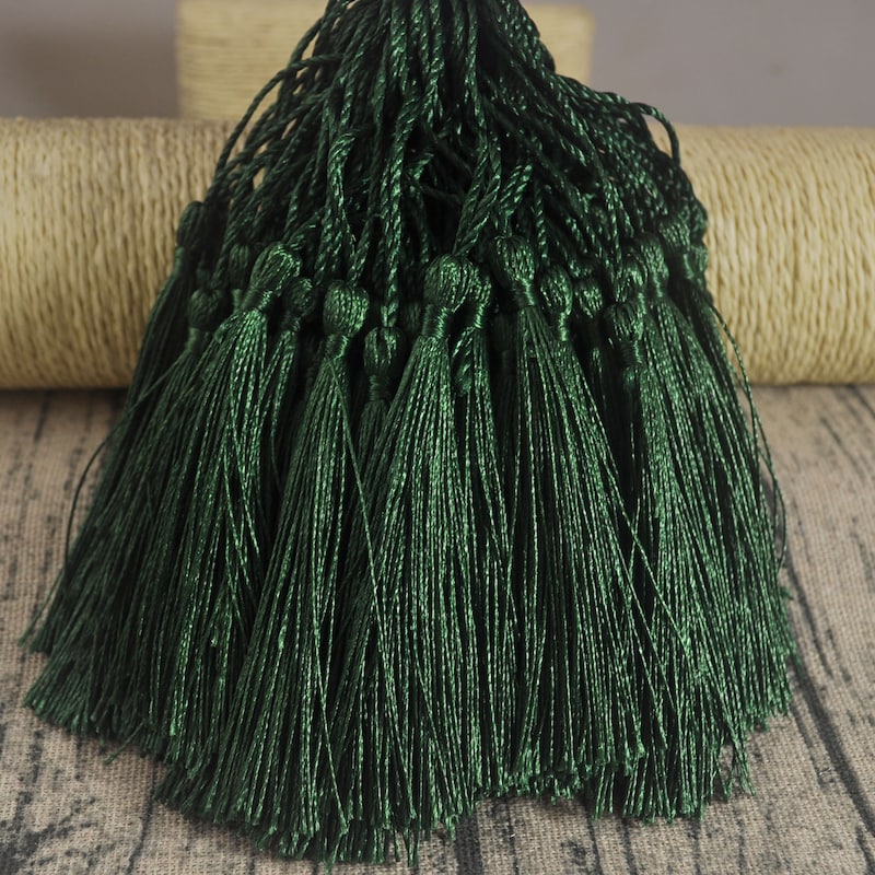 Green Tassels for Sarees - Etsy UK