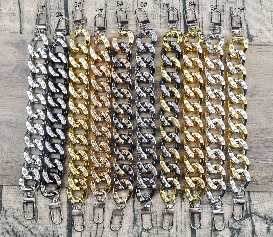 10 Colors,shoe Chains,shoe Clip,shoes Charms, UV Chain With Rhinestone ...