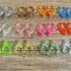 50 Pcs Plastic Black Mini Gloves Hooks Buckles,plastic Hook Clasps ...