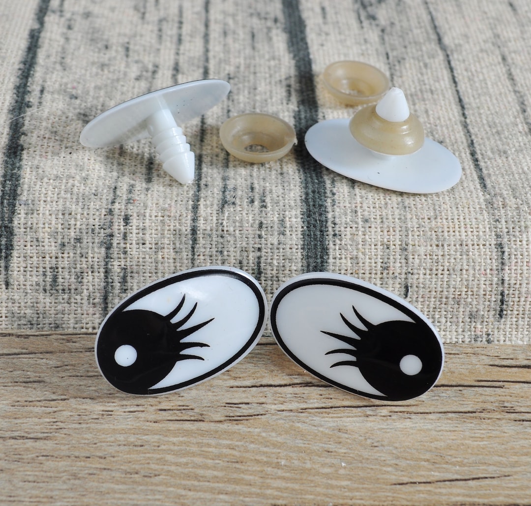 20pcs(10 Pairs) Cartoon Safety Eyes, Plastic Comic Eyes，safety Eyes ...