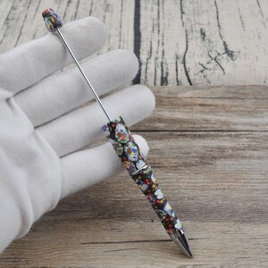 1-10pcs Skulls Beadable Pens,halloween Printed Beadable Pens,diy ...