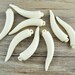 Acrylic Tooth Supply, 10-100pcs Acrylic Ivory Curved Sharp Animal Teeth ...