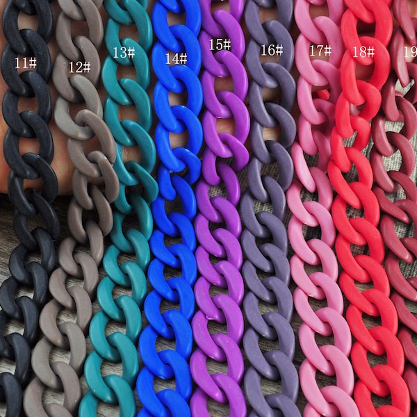 Acrylic Link Chain - Etsy