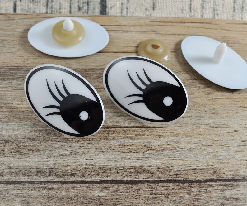 20pcs(10 Pairs) Cartoon Safety Eyes，large Plastic Comic Eyes，safety ...