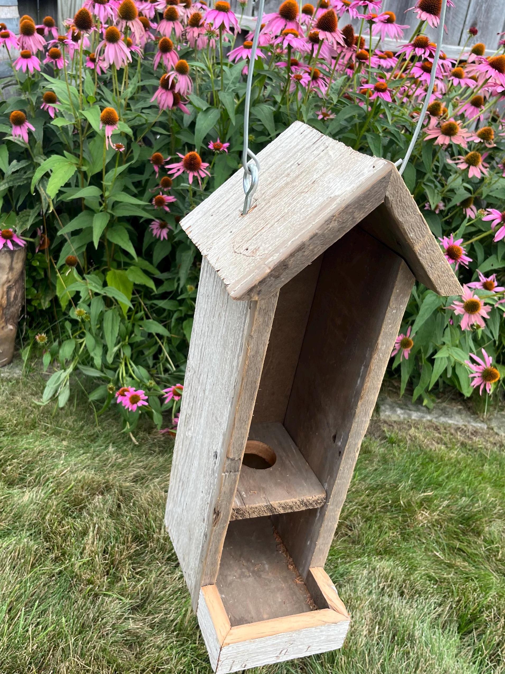 Hanging Whiskey Bottle Bird Feeder - Etsy