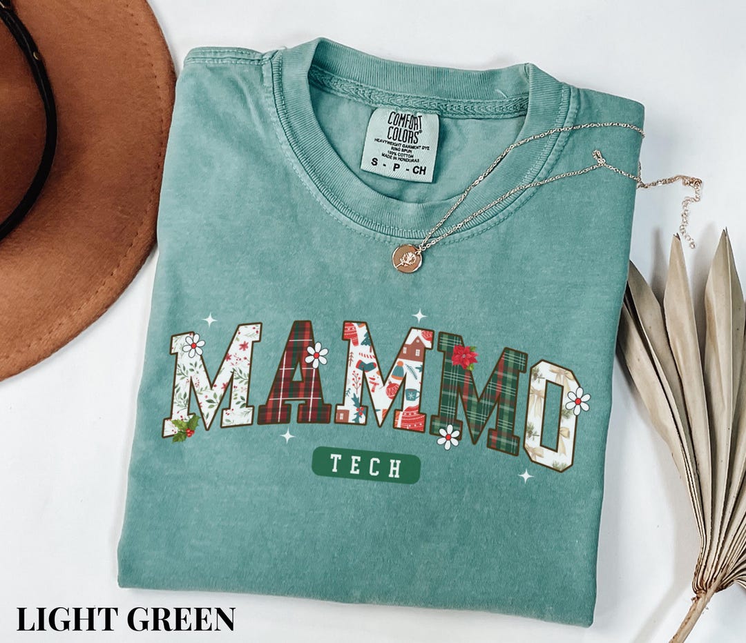Mammo Tech Christmas Shirt, Mammography Tech Gift for Mammographer ...