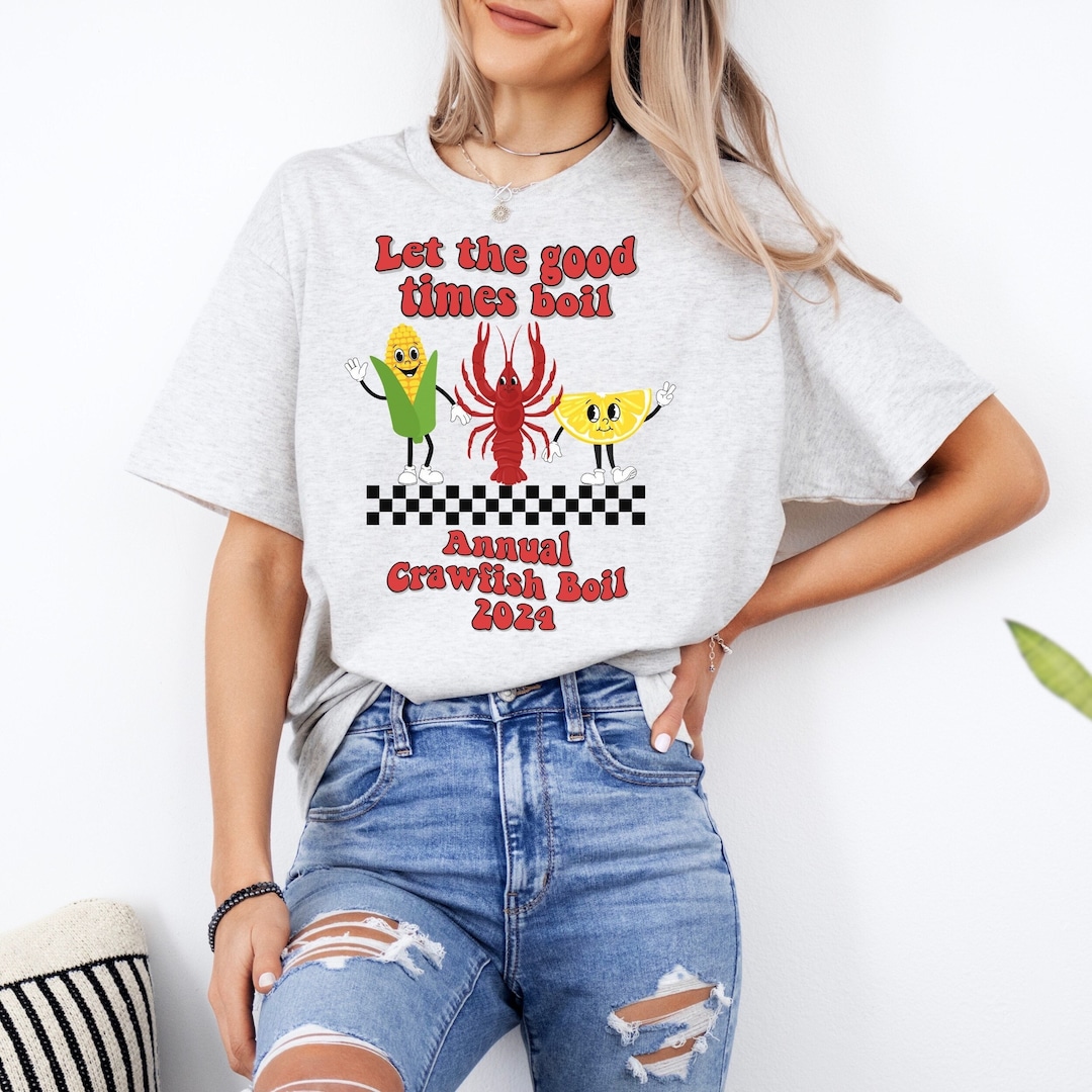 Funny Crawfish Season Shirt, Annual Crawfish Boil, Crawfish Party ...