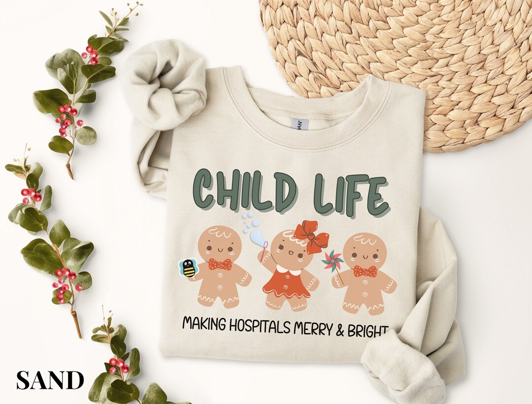Christmas Child Life Specialist Sweatshirt, Winter Child Life ...