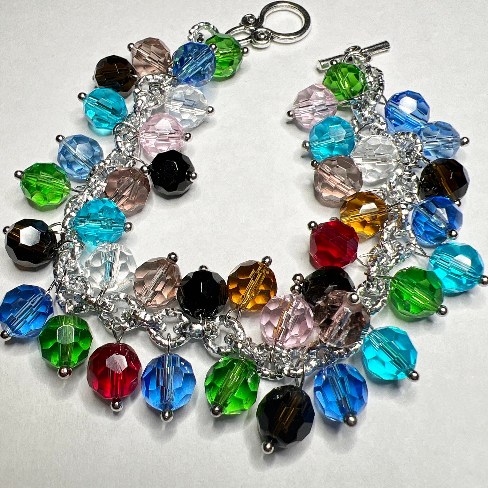 European Party Charm Bracelet - Etsy