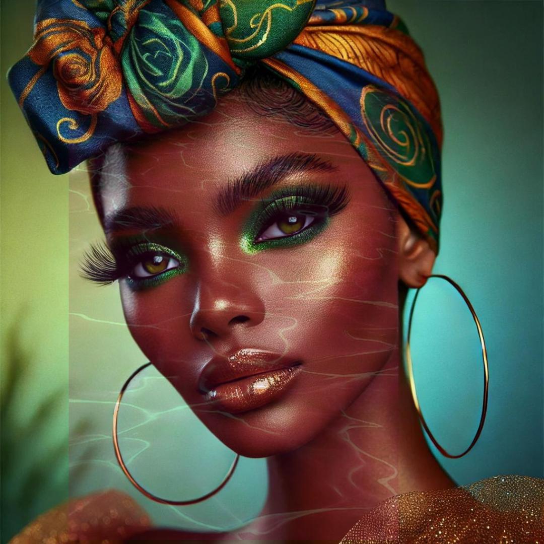 Nubian Princess | Regal AI Art of African Queens | Digital Download - Etsy