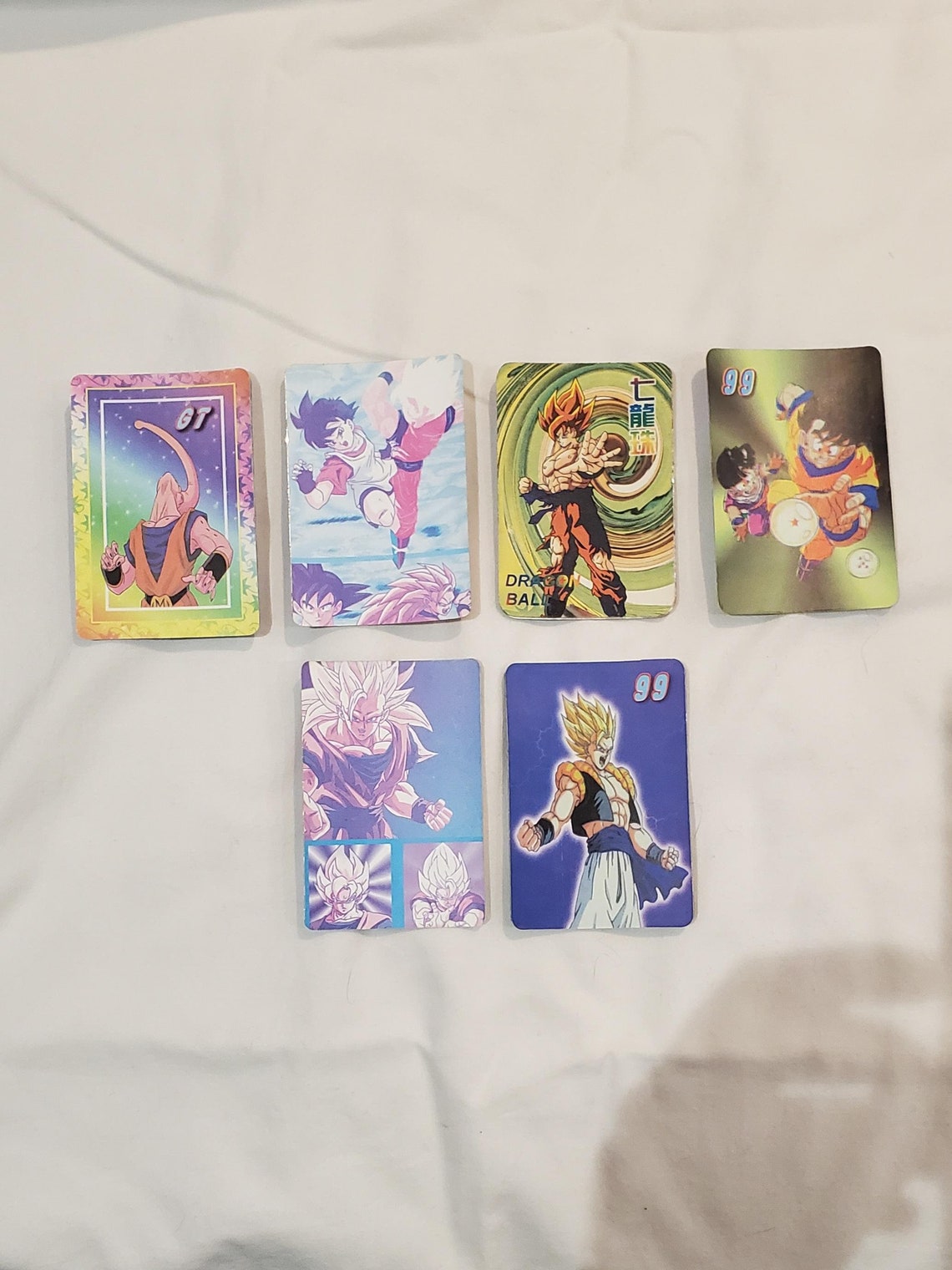 Rare DBZ Sticker Cards - Etsy