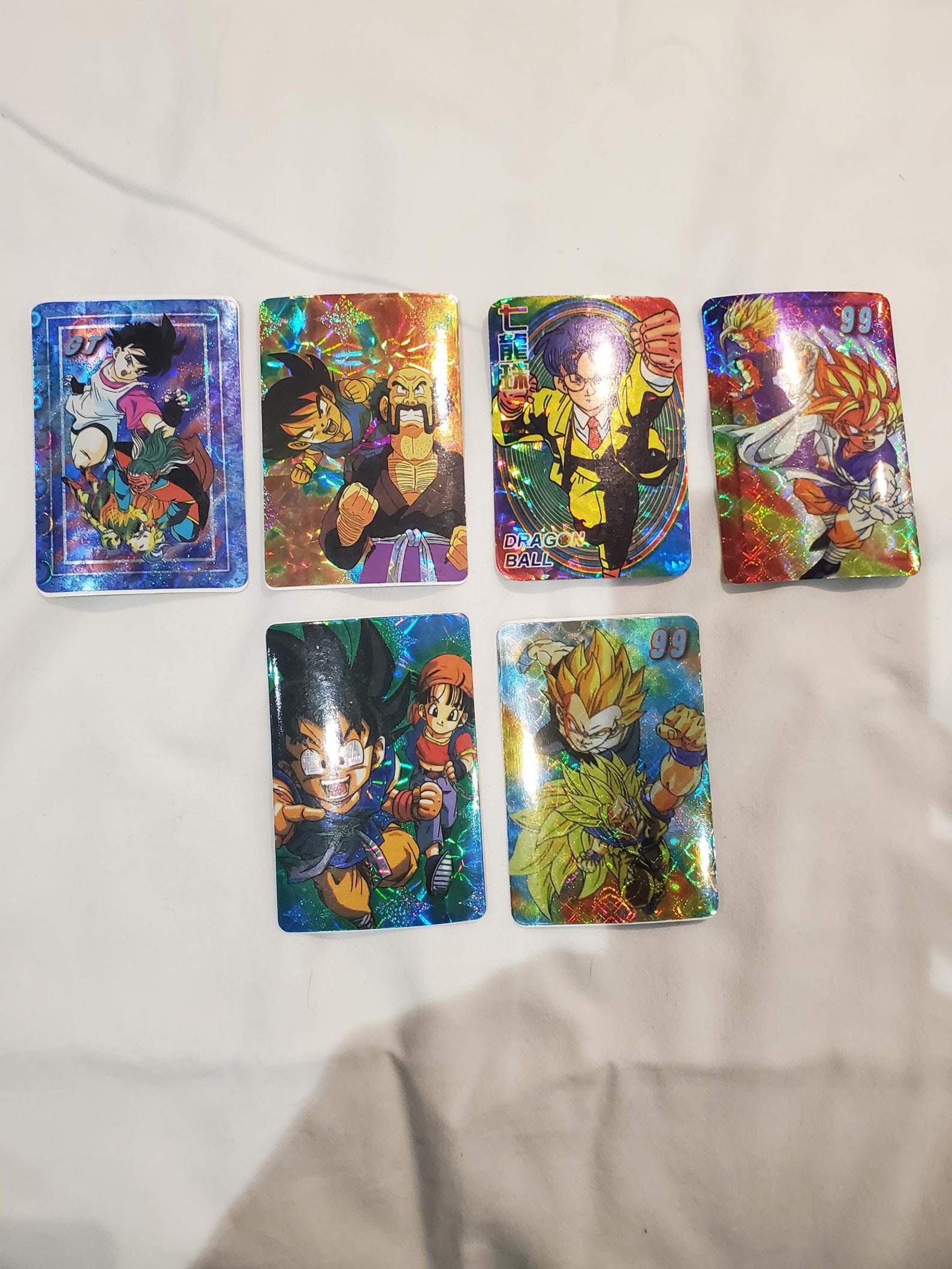 Rare DBZ Sticker Cards - Etsy