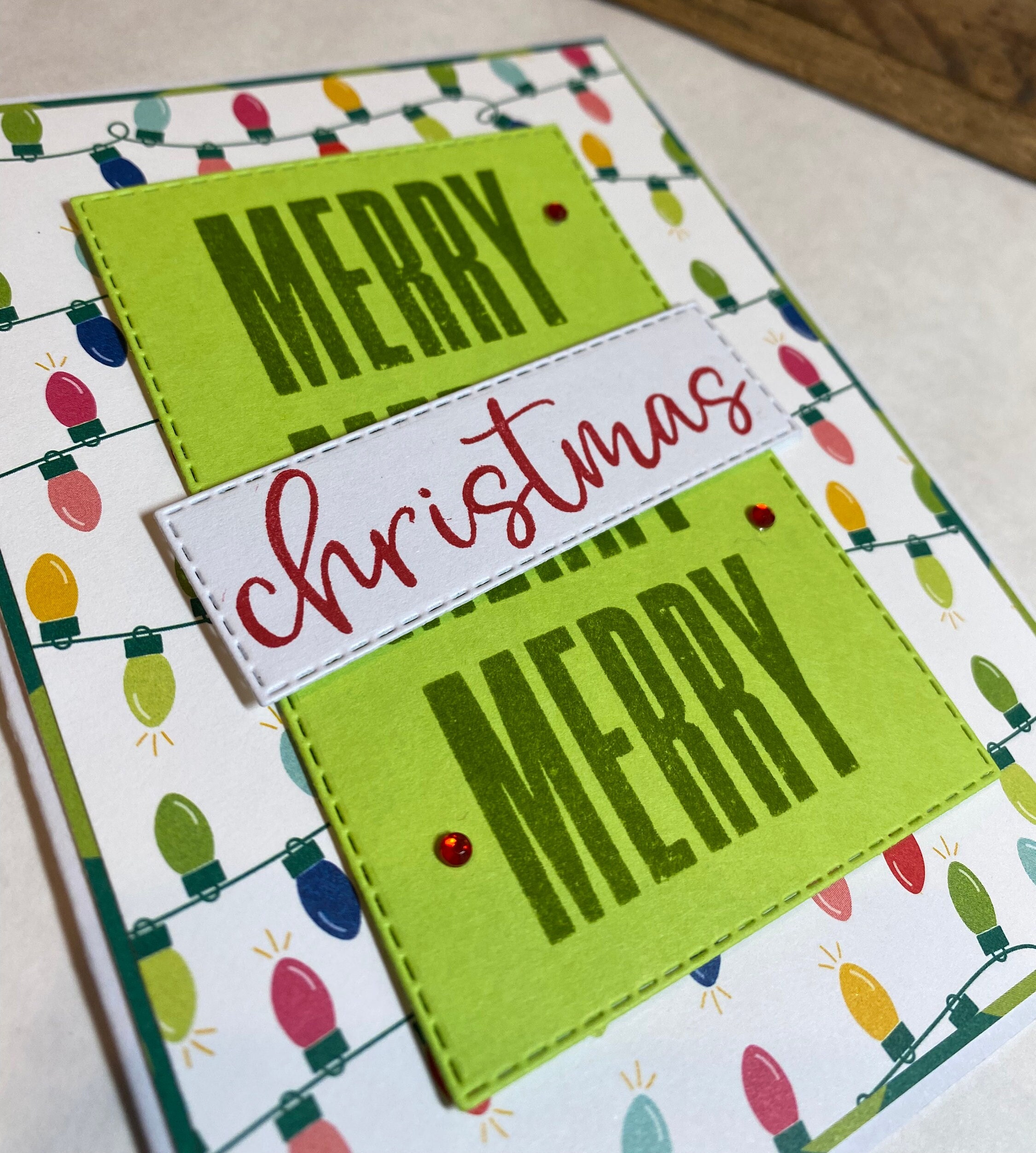 Handmade Christmas Card Merry Christmas Handmade Holiday - Etsy