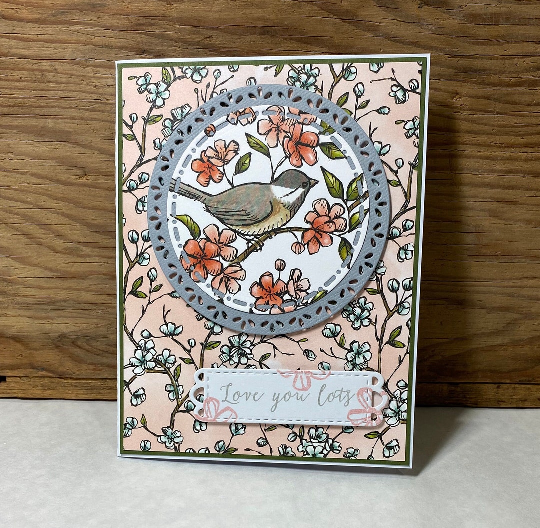 Handmade Greeting Card Love You Lots Card Any Occasion Friendship Card ...