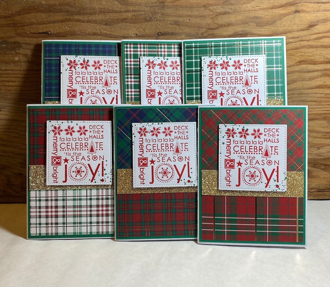 Handmade Christmas Cards Set of 6 Cards Holiday Cards Stampin' Up ...