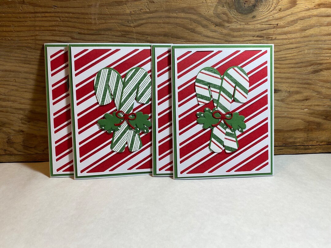 Handmade Christmas Cards Set of 4 Cards Holiday Cards Stampin' Up ...
