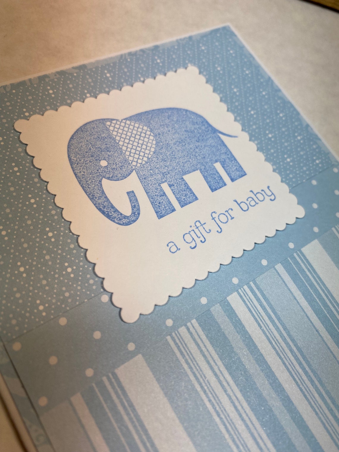 Handmade Baby Card Baby Boy Card Baby Shower Card Card for Baby Stampin ...