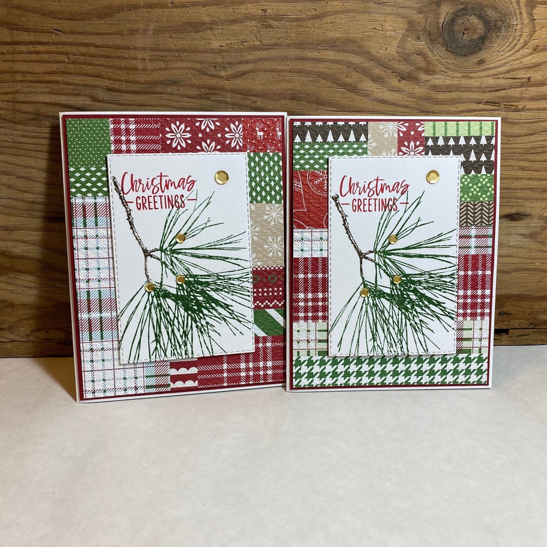 Handmade Christmas Cards Set of 2 Cards Holiday Cards Stampin' Up ...