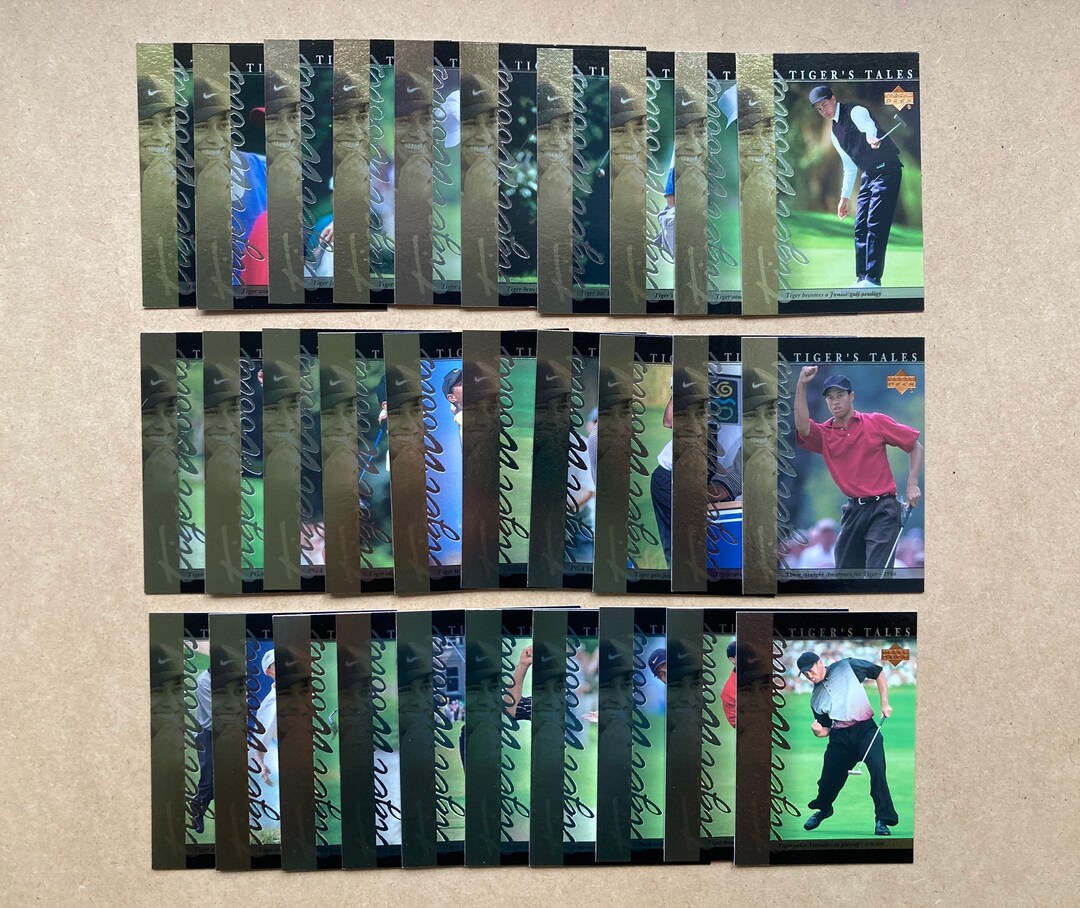 Tiger Woods Tiger Tales 30 Card Upper Deck Set PGA Mint - Etsy