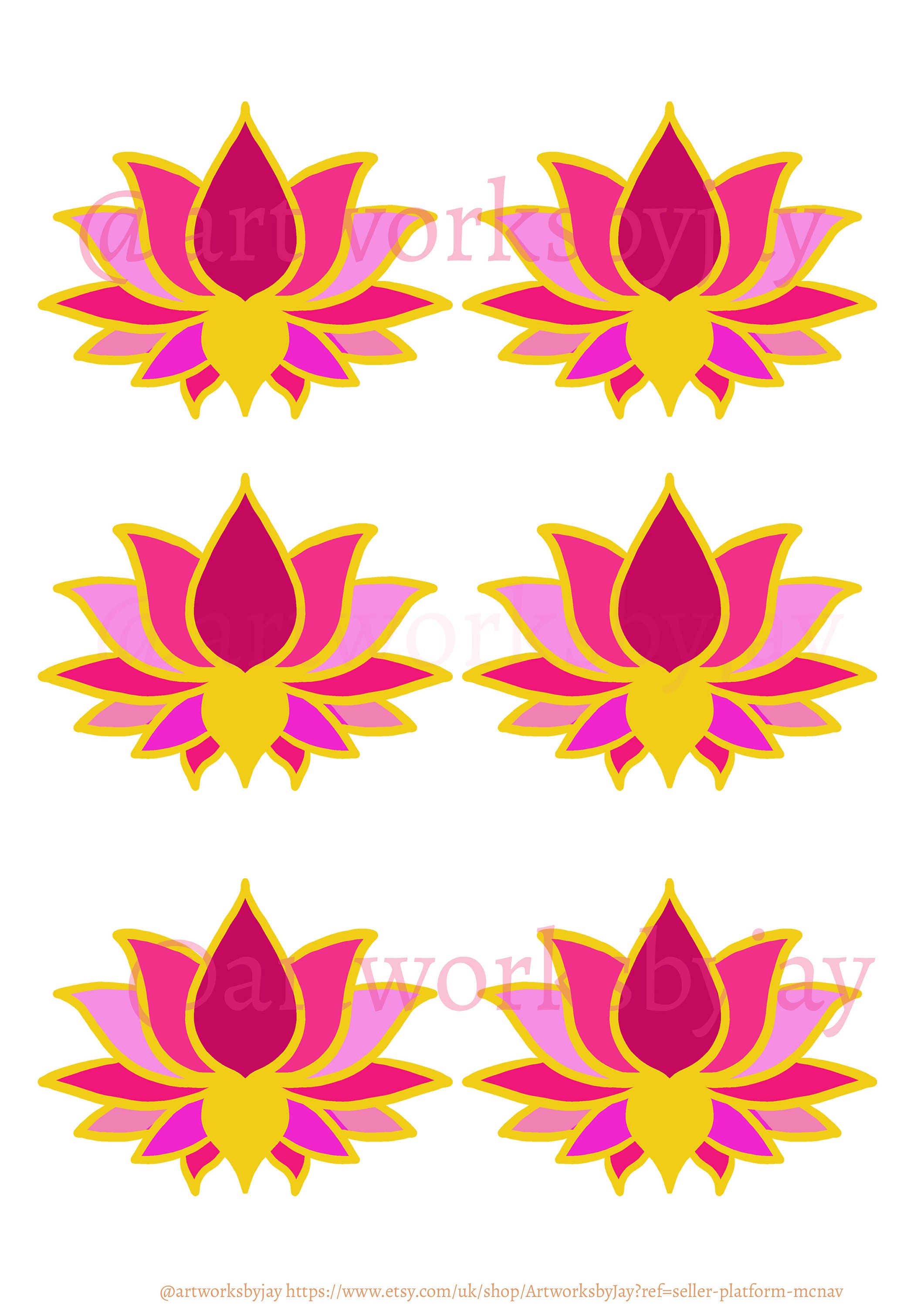 Printable Diwali Thoran in Diya, Lotus and Latern Designs - Etsy