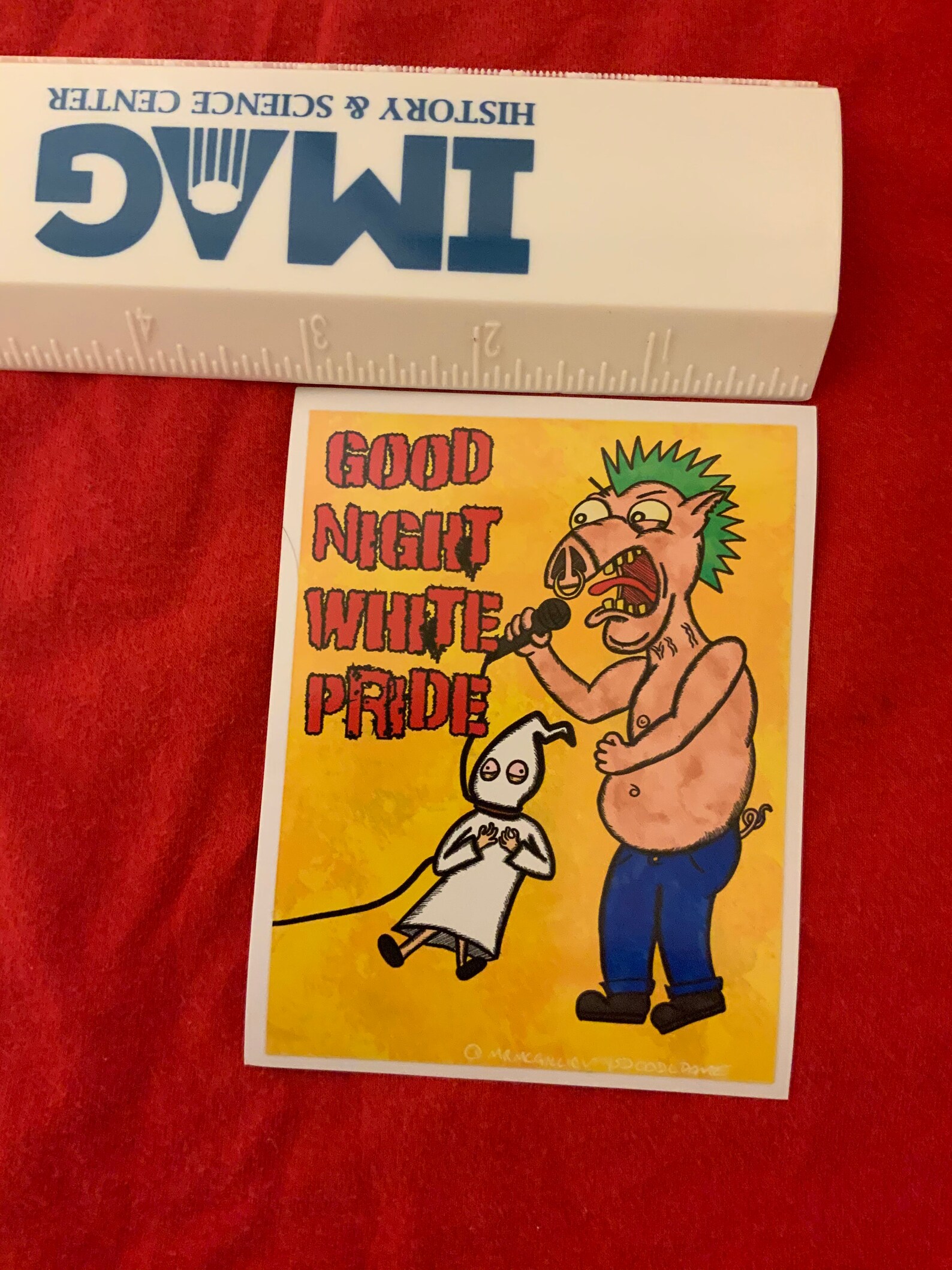 Good Night White Pride Sticker - Etsy