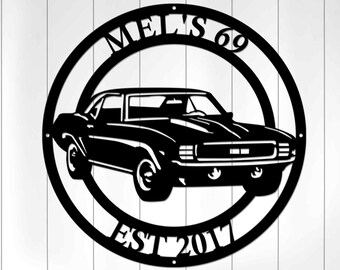 Camaro Metal Wall Art - Etsy