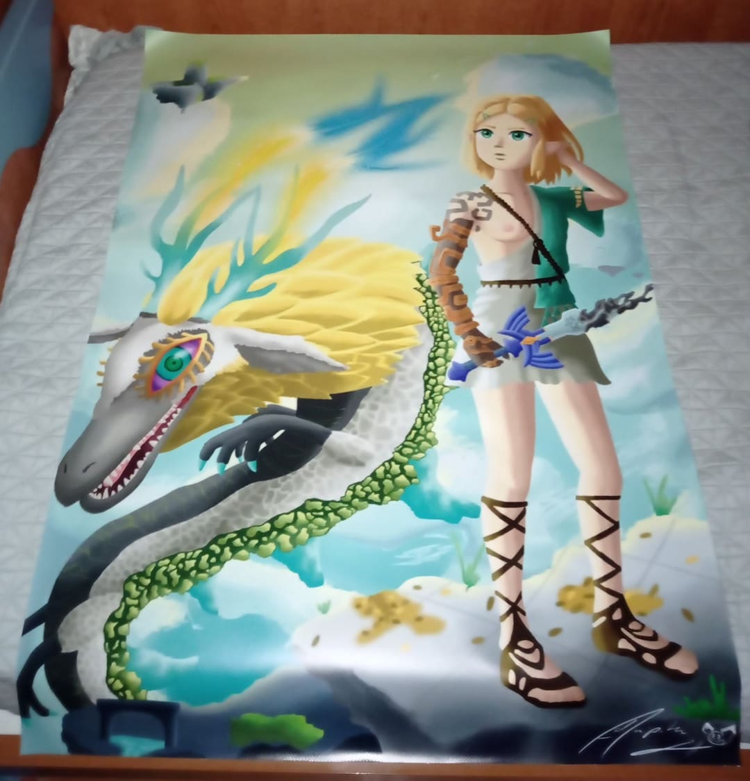 The Legend of Zelda TOTK: Zelda Main Character - Etsy