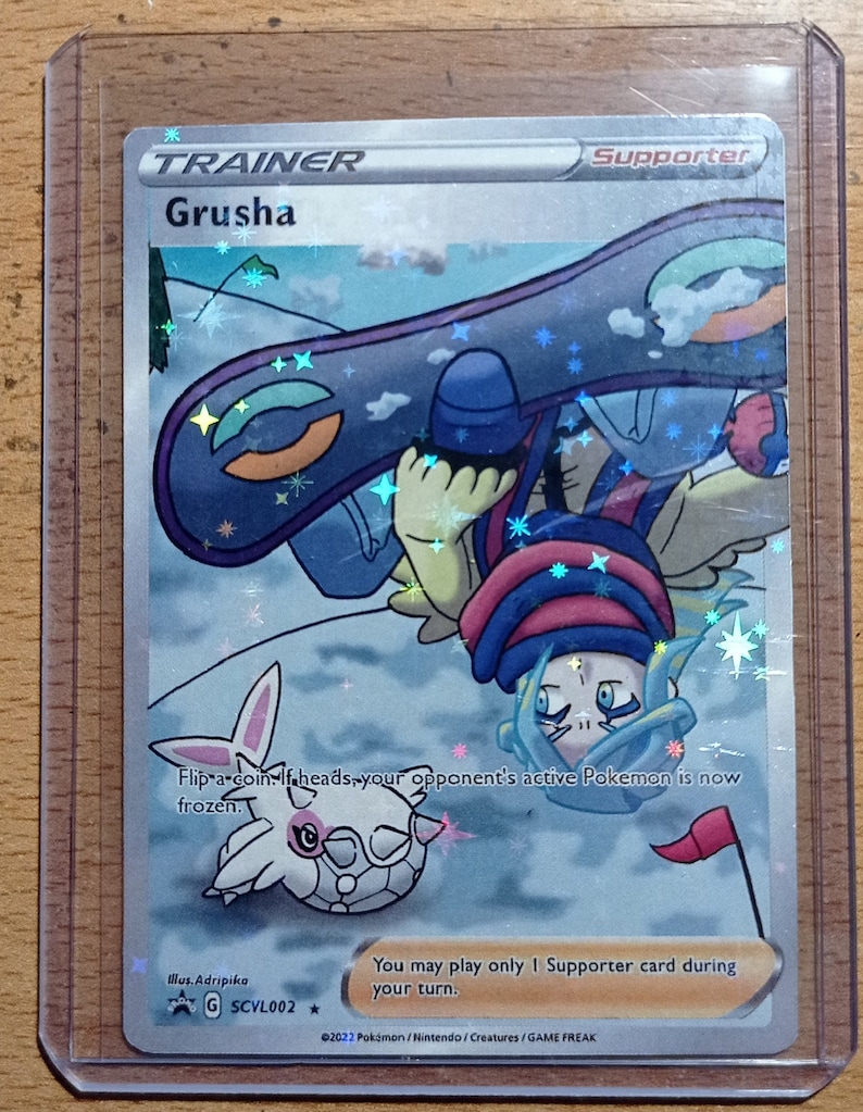 Grusha Pokemon Card Spanish/English - Etsy México