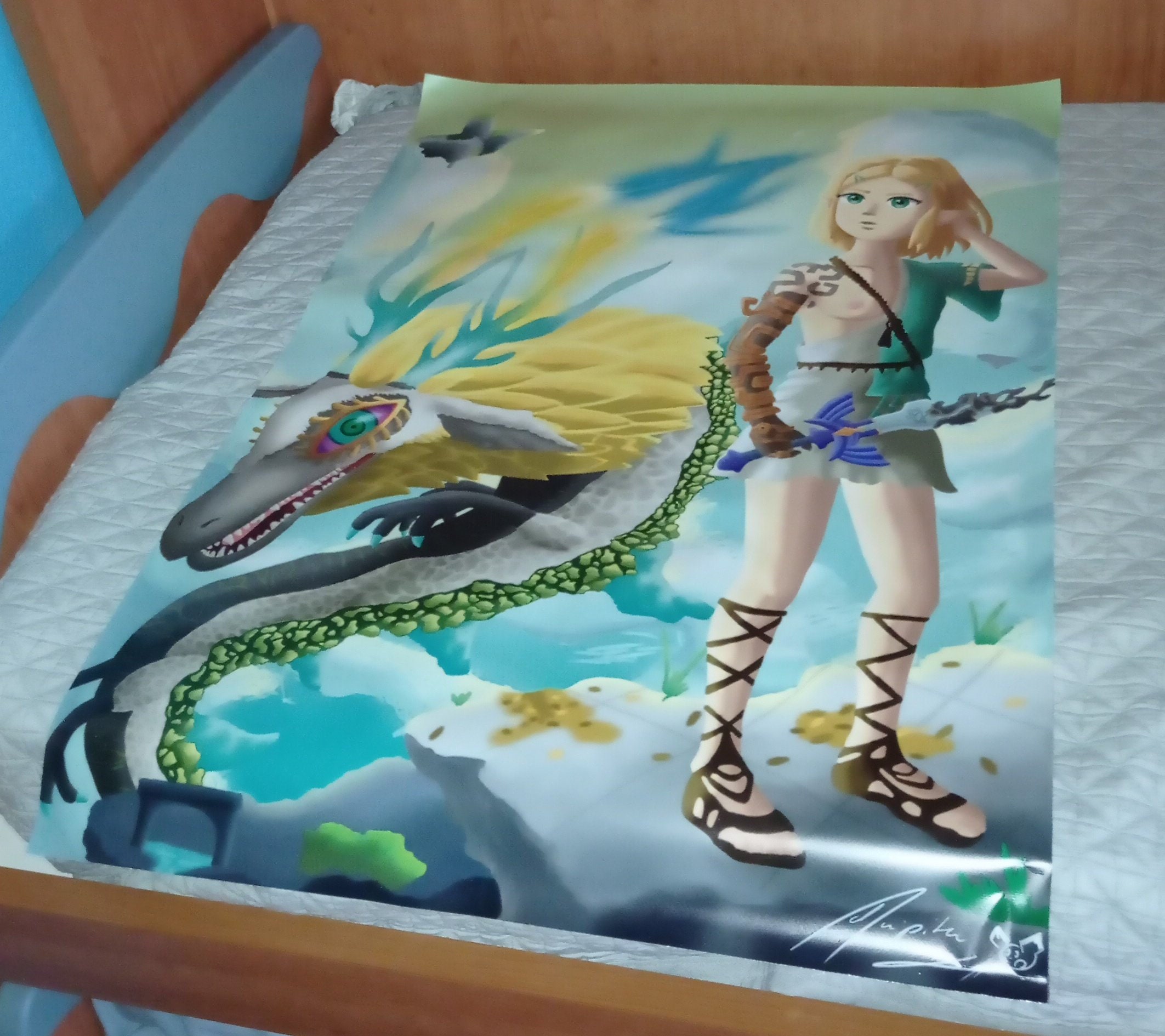 The Legend of Zelda TOTK: Zelda Main Character - Etsy