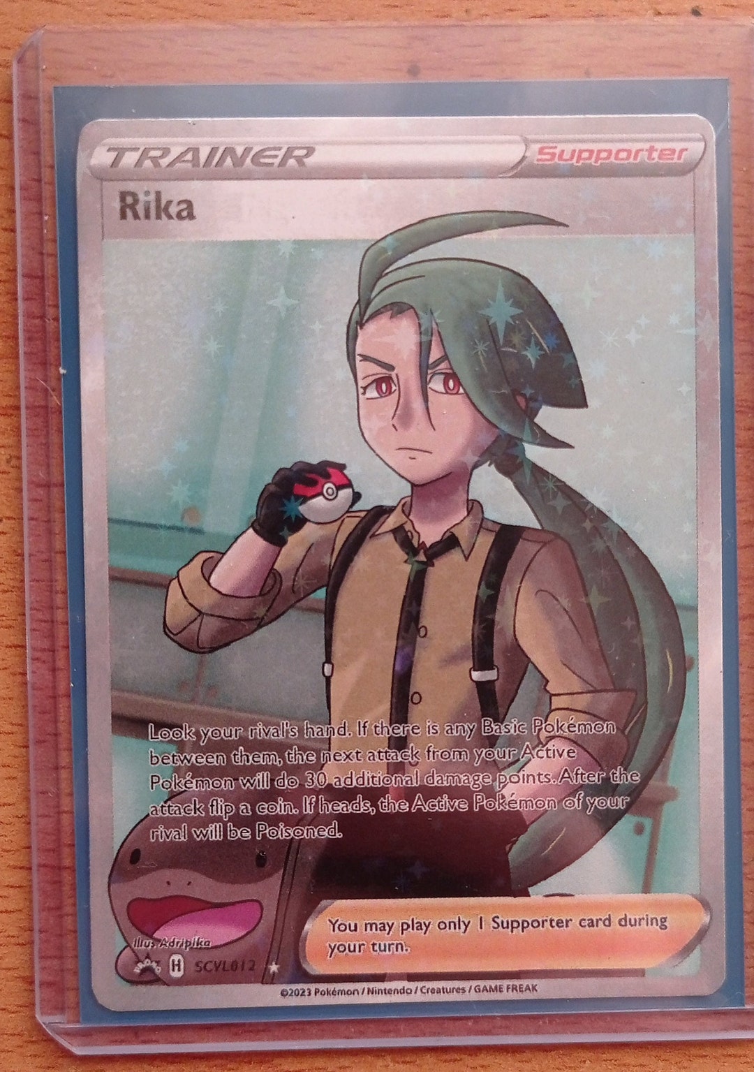 Rika/ Cayenne Pokemon Card english/ Spanish - Etsy