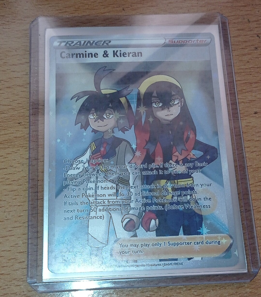 Carmine and Kieran Pokemon Card english/ Spanish - Etsy